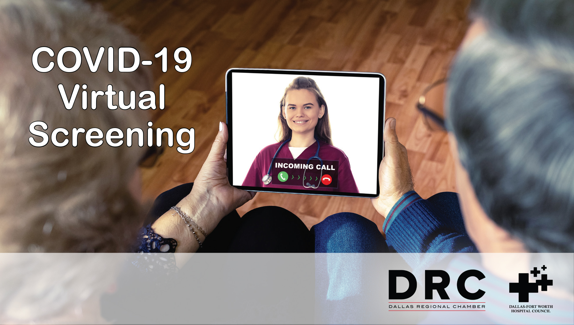 DRC flyer provides the scoop on COVID-19 virtual screenings | DFWHC
